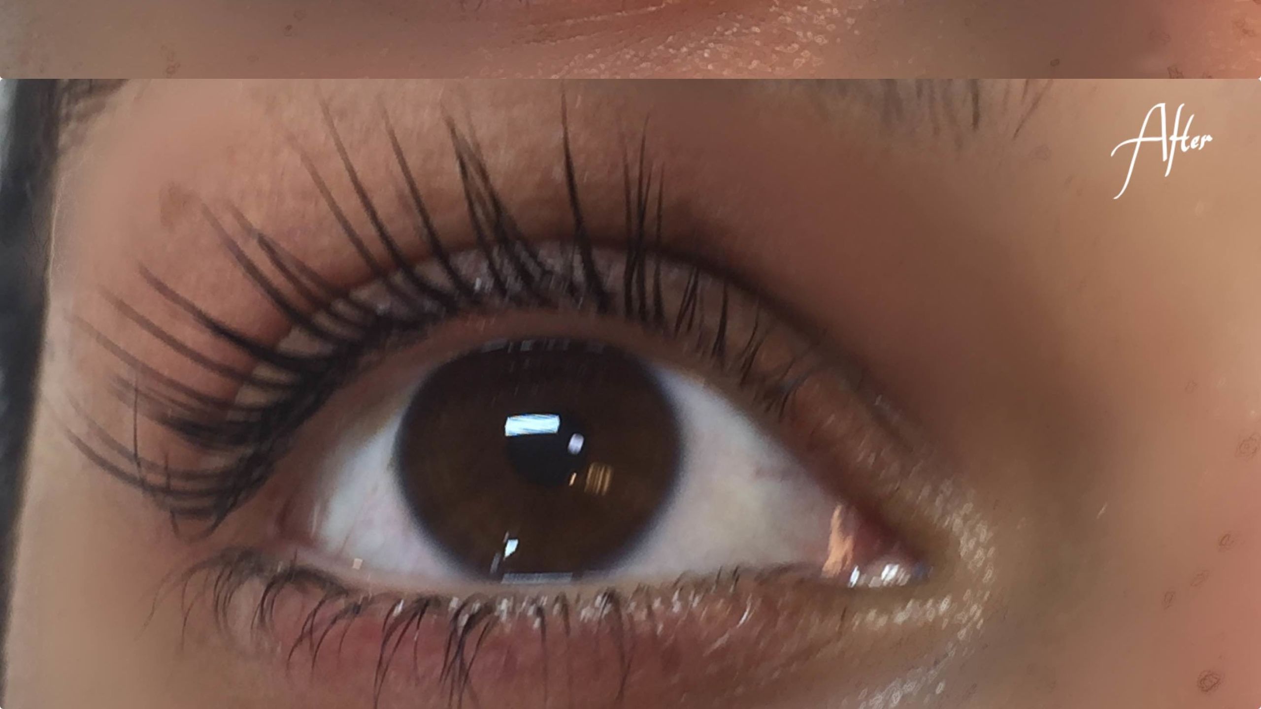 long dark eyelashes naturally