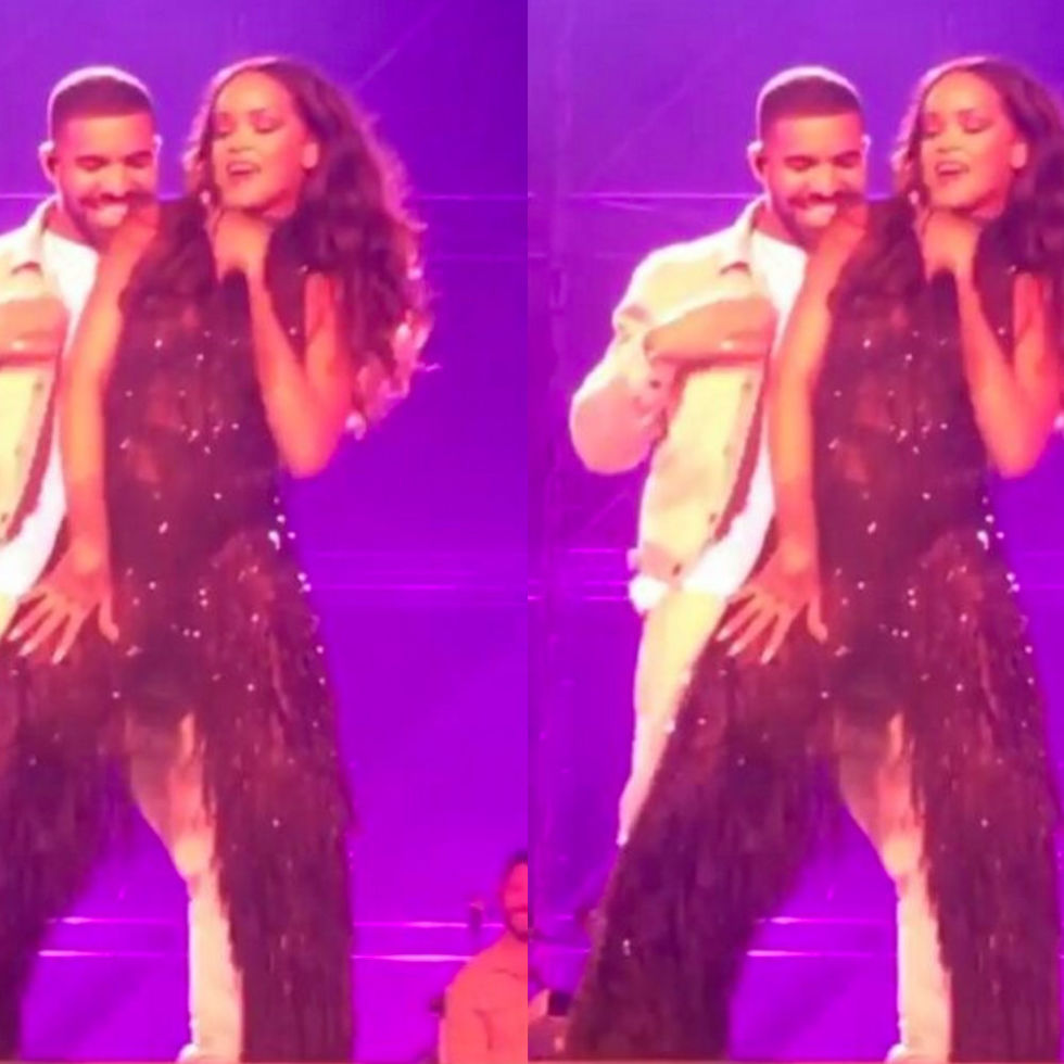 Rihanna And Drake Kissing 2024 Rihanna Tells Drake She LOVES Him In A