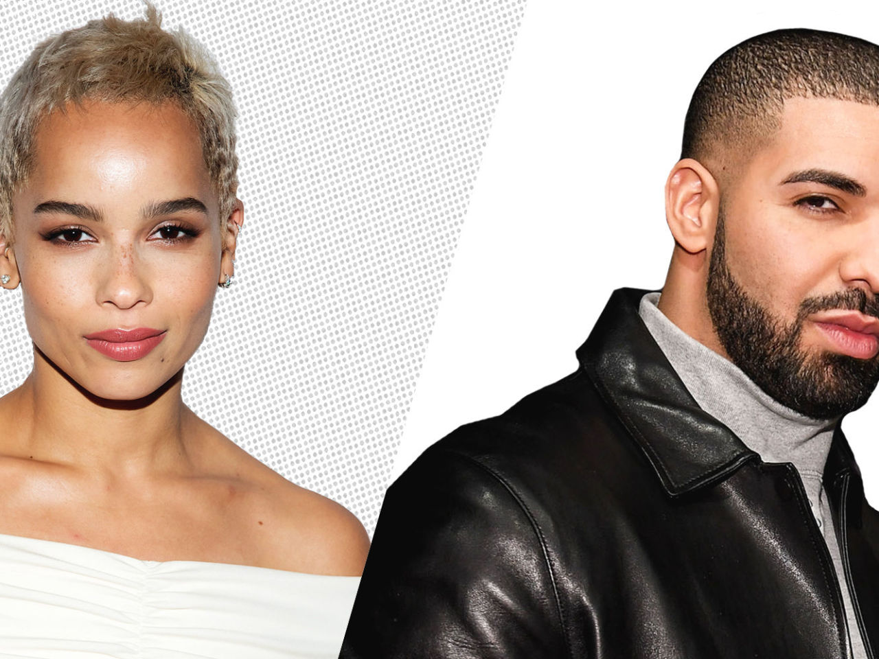 Zoe Kravitz And Drake Rapper Drake En Actrice Zoë Kravitz Stel'