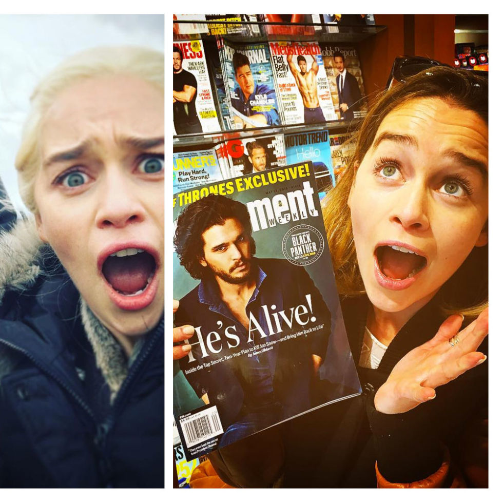 Emilia Clarke And Kit Harington Rolling Stone Game Of Thrones Actors
