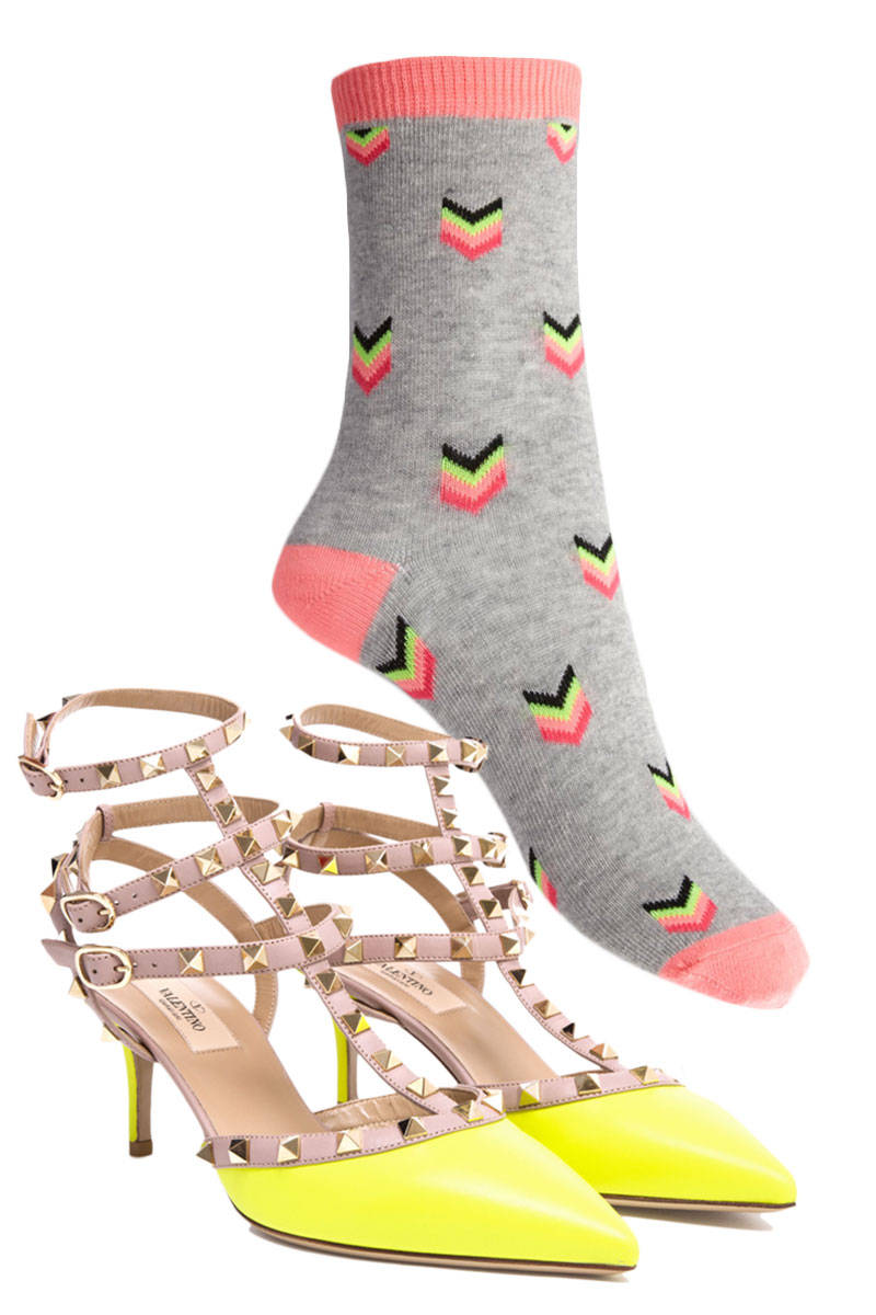 11 Heels with Stylish Socks - How To Pair Pumps and Socks
